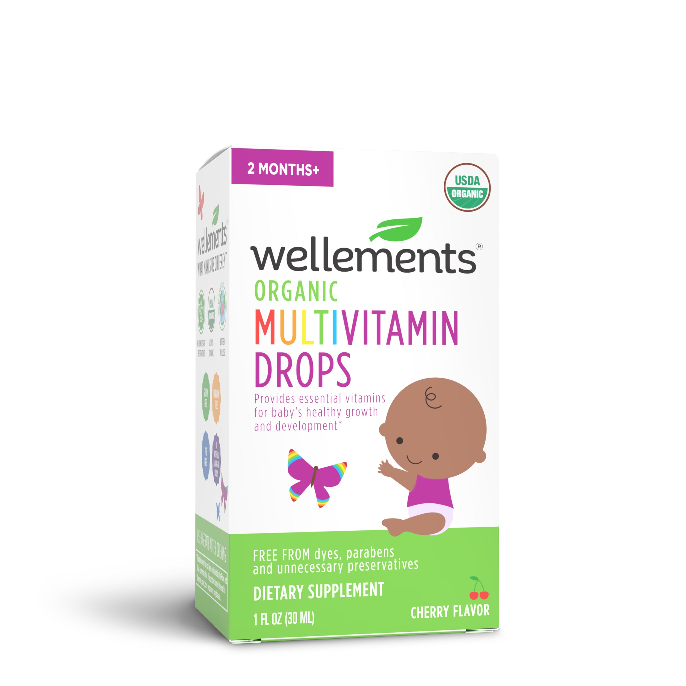 Wellements Organic Multivitamins For Babies & Infants {Includes Vitamin ...