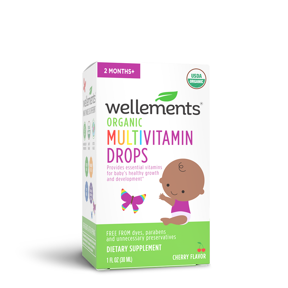 Wellements Organic Multivitamins For Babies & Infants {Includes Vitamin ...