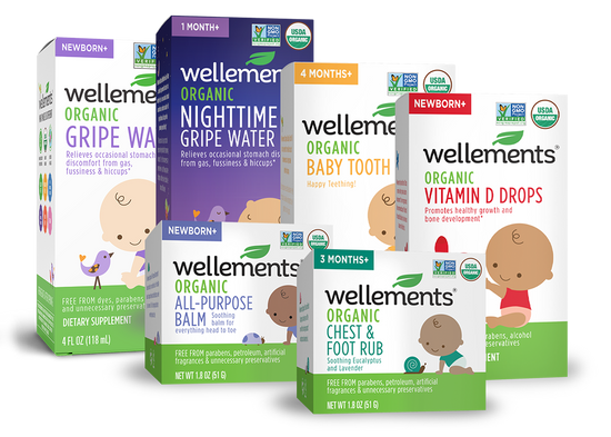 USDA Organic Baby Wellness Essentials: Newborn-Toddler | Wellements®