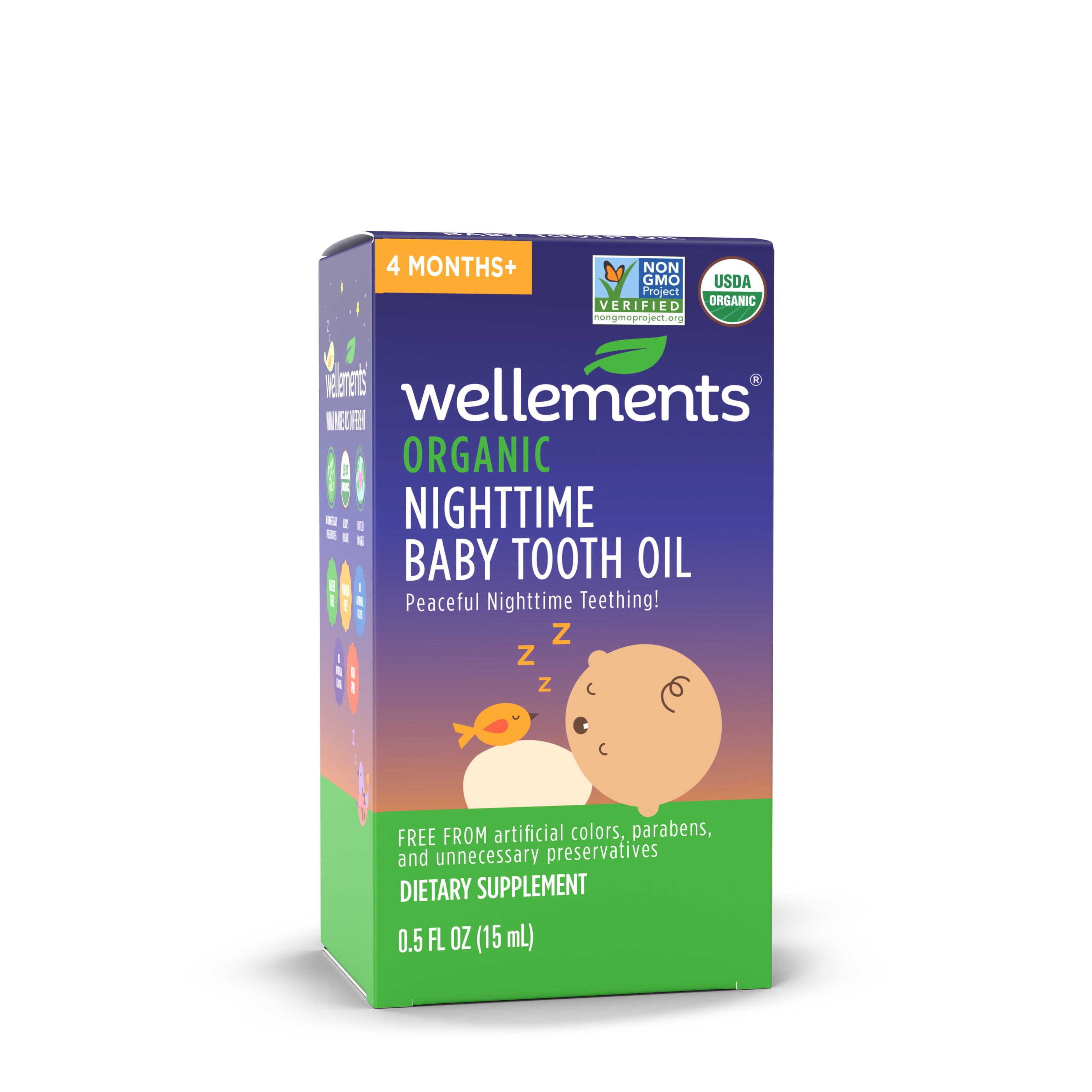 Wellements Organic Nighttime Tooth Oil For Babies – Wellements®