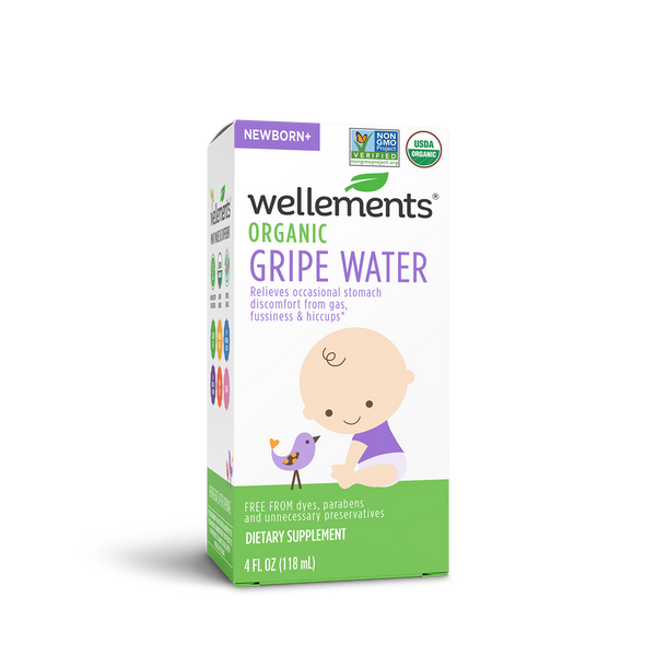 Organic Gripe Water: Colic & Gas Relief for Newborns, Infants & Babies ...