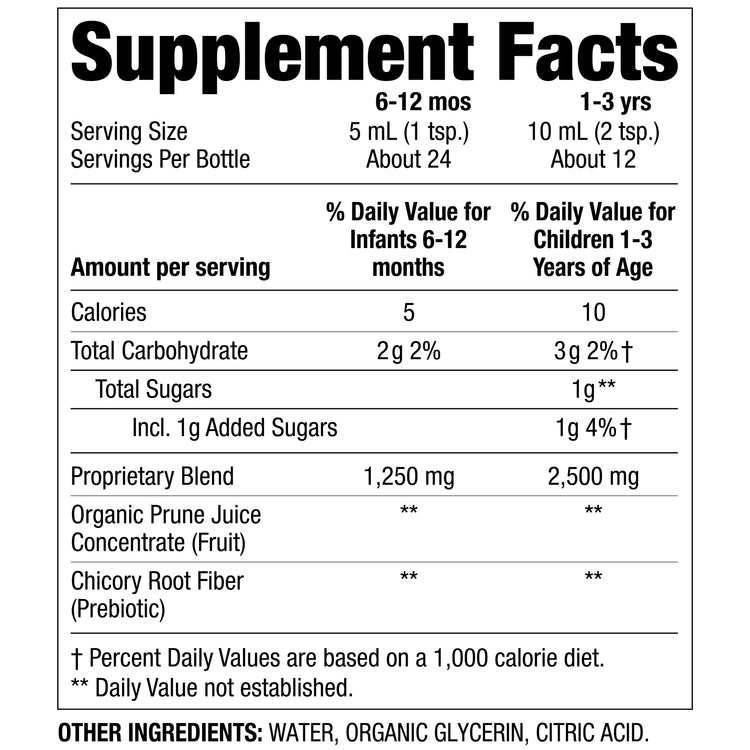 Organic Constipation Support For Babies & Infants: Stool Softener ...