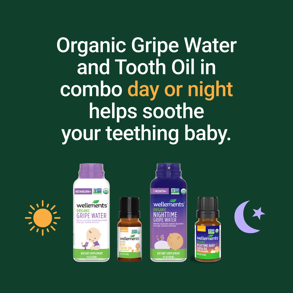 Wellements Organic Nighttime Tooth Oil For Babies – Wellements®