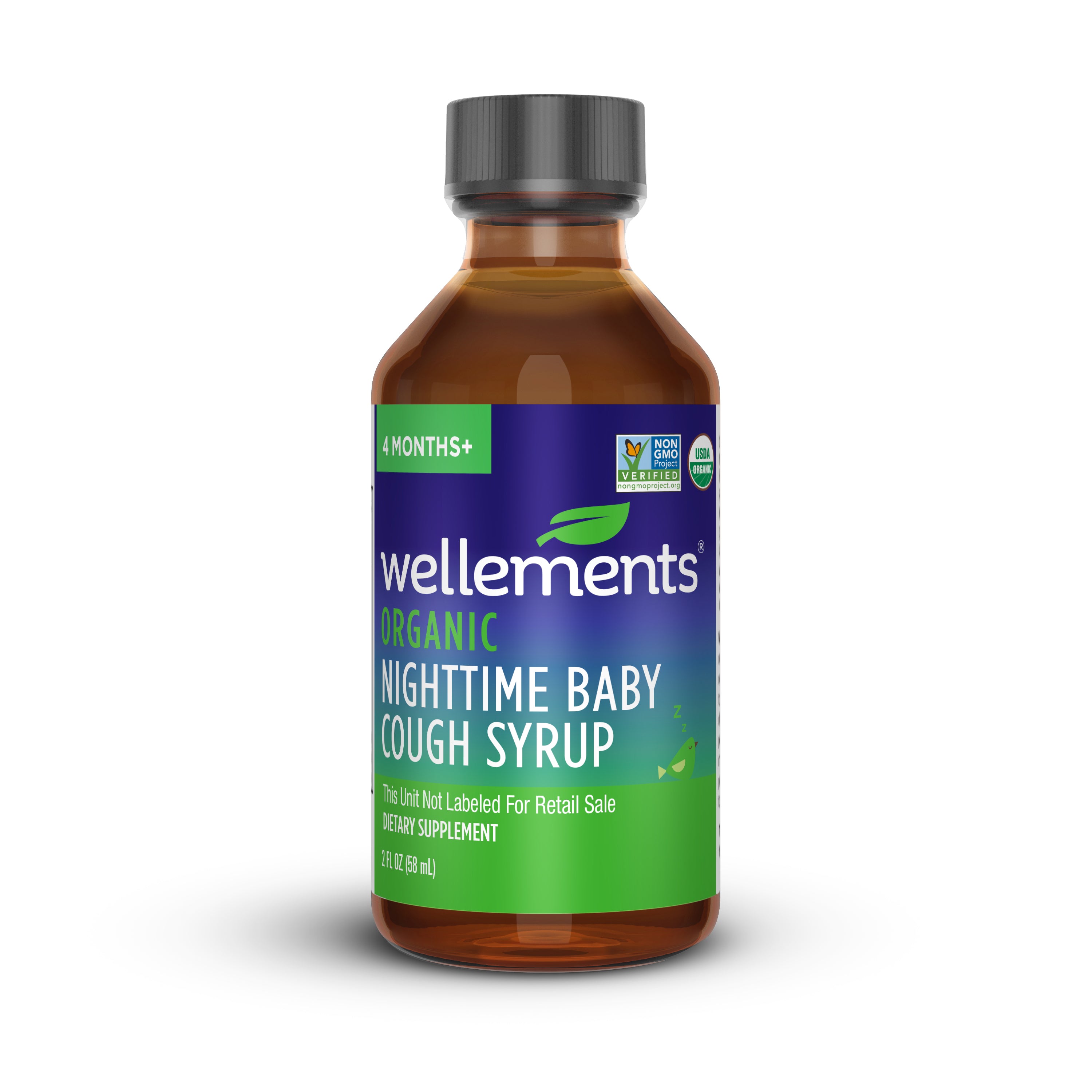 Organic Baby Nighttime Cough Syrup - Baby Coughing At Night Remedies | Wellements – Wellements®