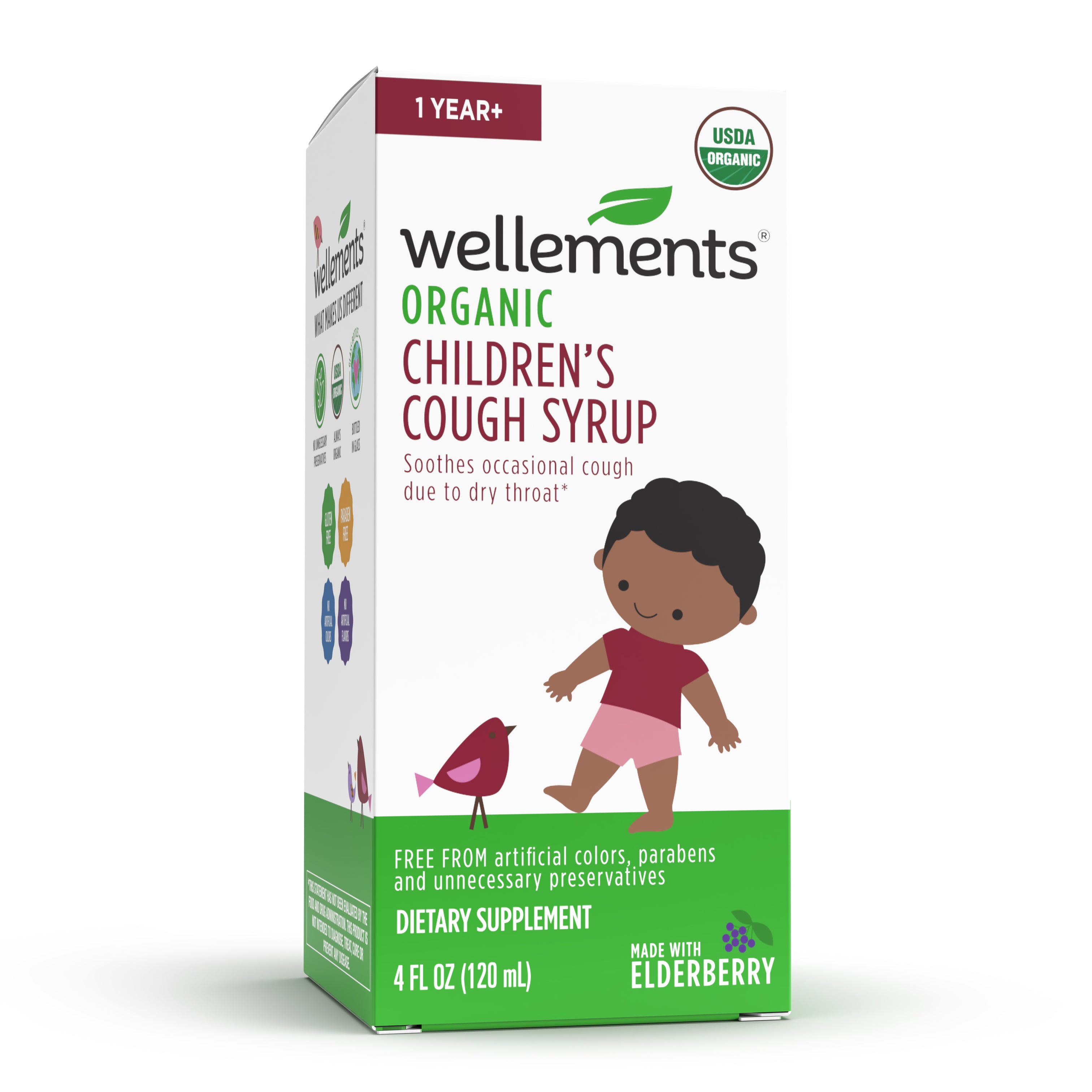 Organic Cough Syrup For Kids, Children & Toddlers | Wellements ...