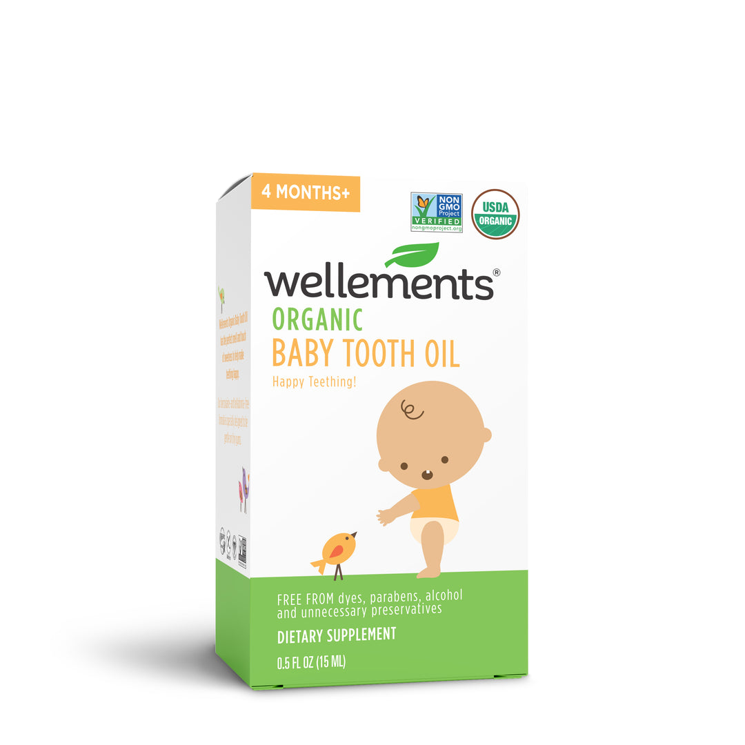 Organic Baby Tooth Oil - Clove Oil For Teething Babies | Wellements ...