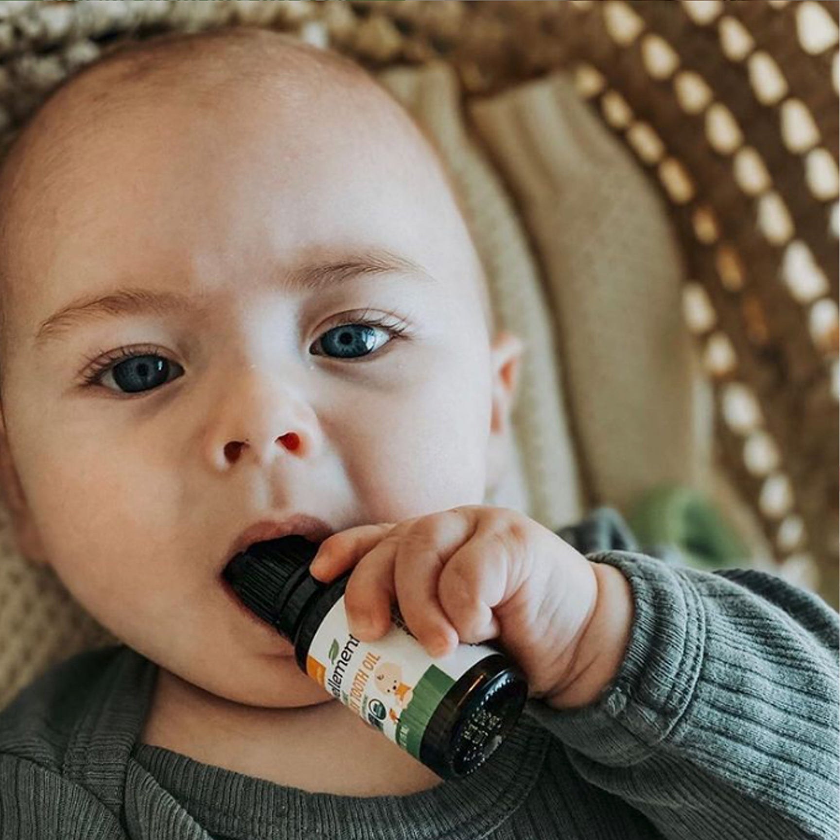 Wellements Organic Newborn Baby & Infant Tooth Oil Drops [Helps ...