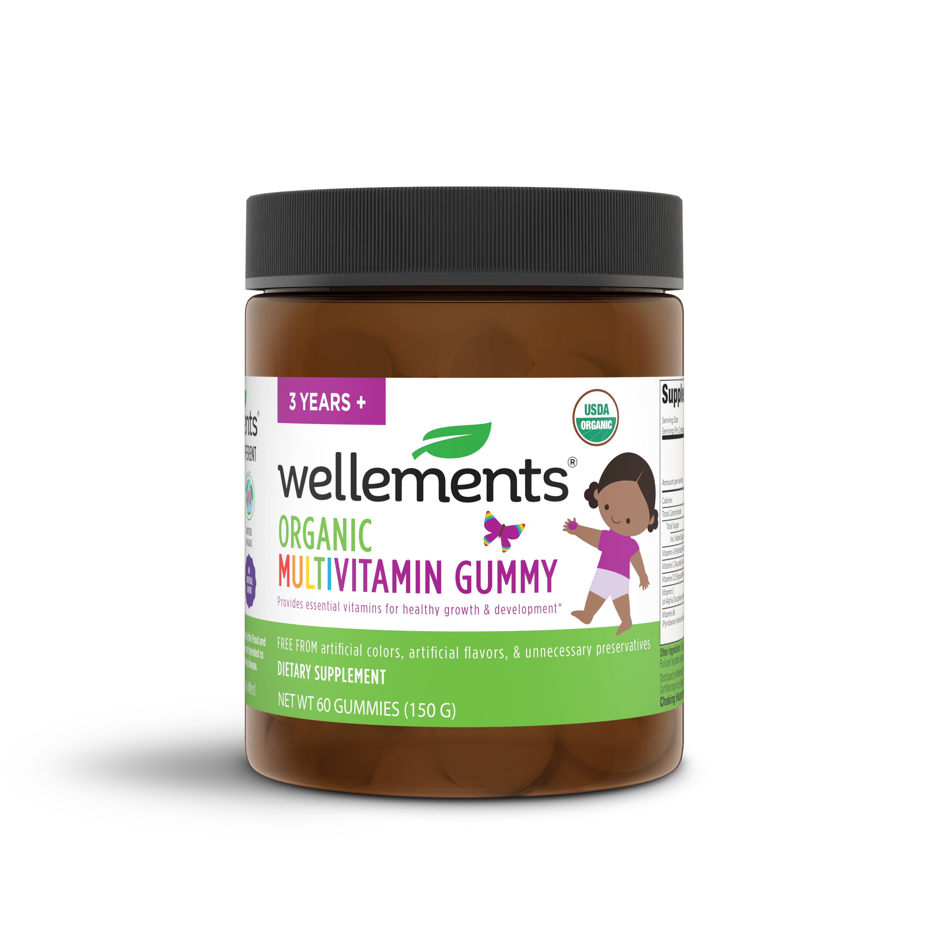Wellements Organic Children's Elderberry and Multivitamin Gummy Pack ...